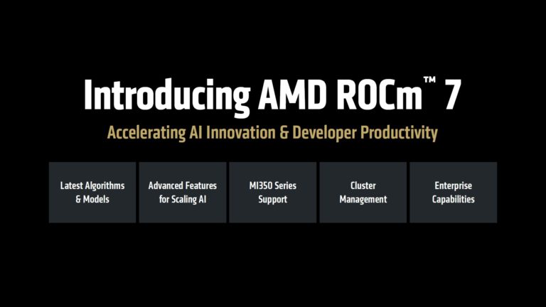 AMD ROCm 登入 Windows 從筆電 PC 到工作站與雲端加速 AI 發展與開發 | XFastest News