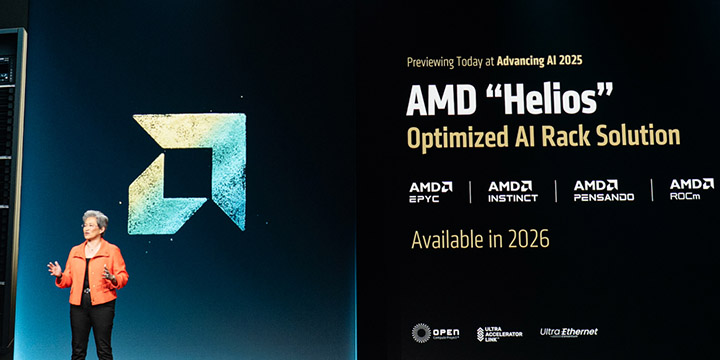 AMD 2026 將推出 Helios 機櫃採用 2nm Zen 6 EPYC 處理器與 Instinct MI400 加速器 ...
